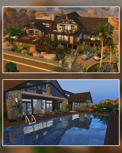 MalinDesigns - The Sims 4 House