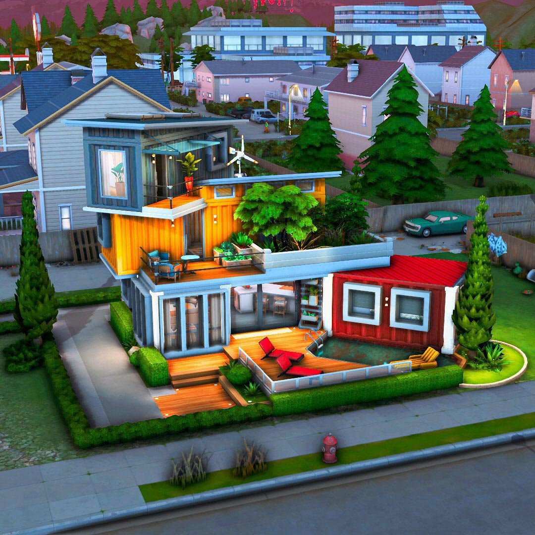 The Sims 4 Container Home - Download Tray File