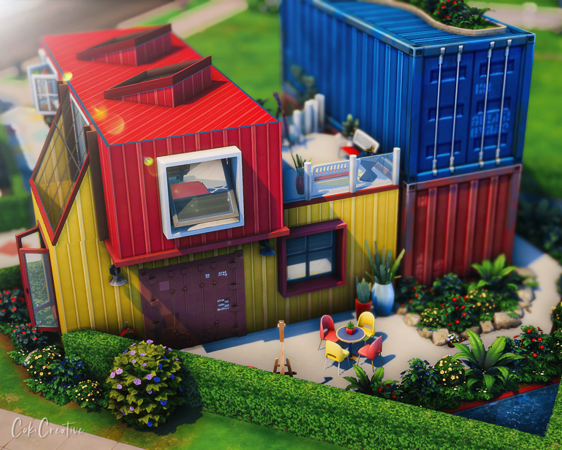 The Sims 4 RYB Container Home