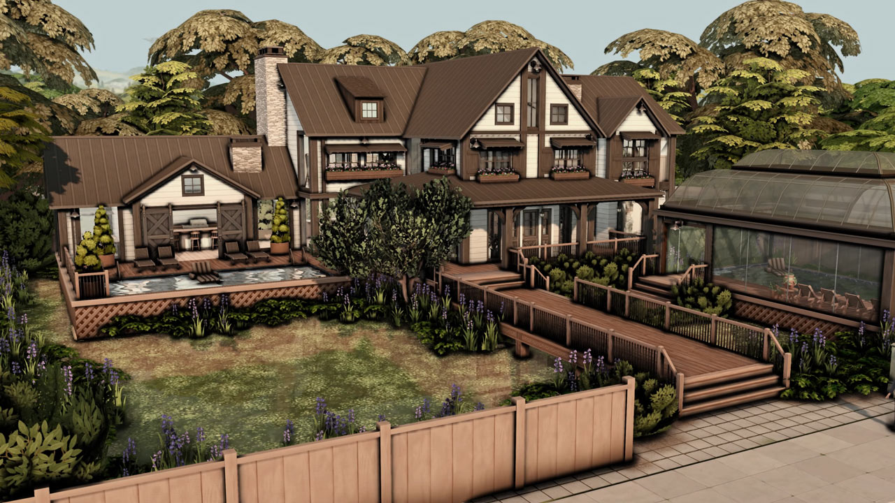 The Sims 4 Farm Mansion